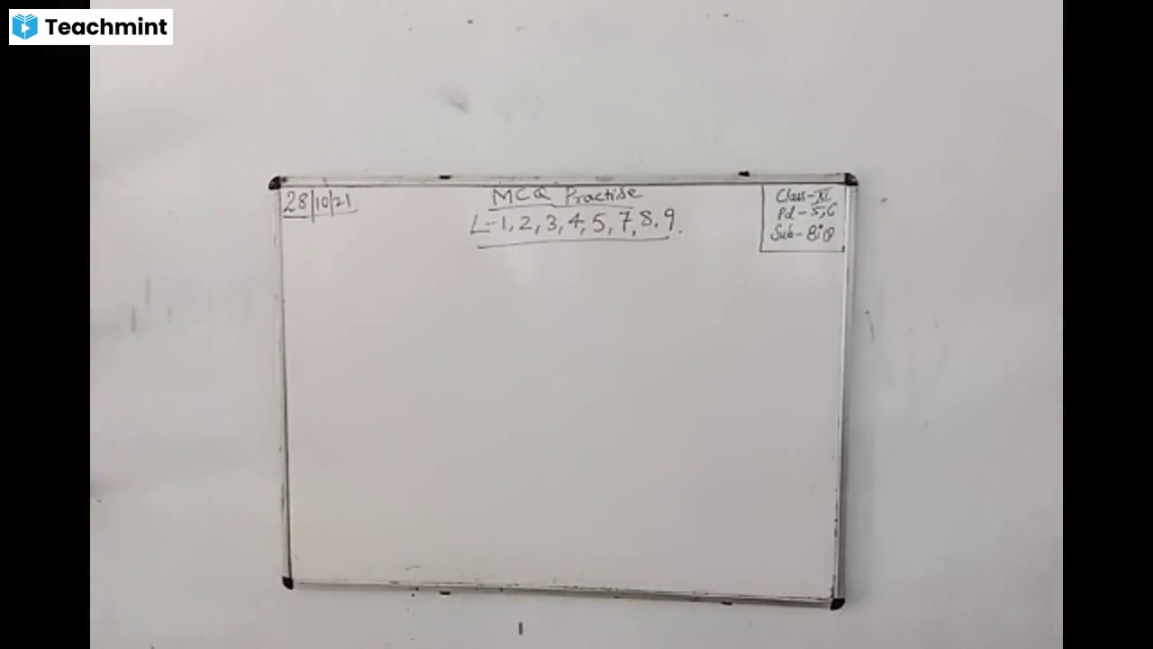 Lecture 2021-10-28 - Biology - Class Recording - Teachmint