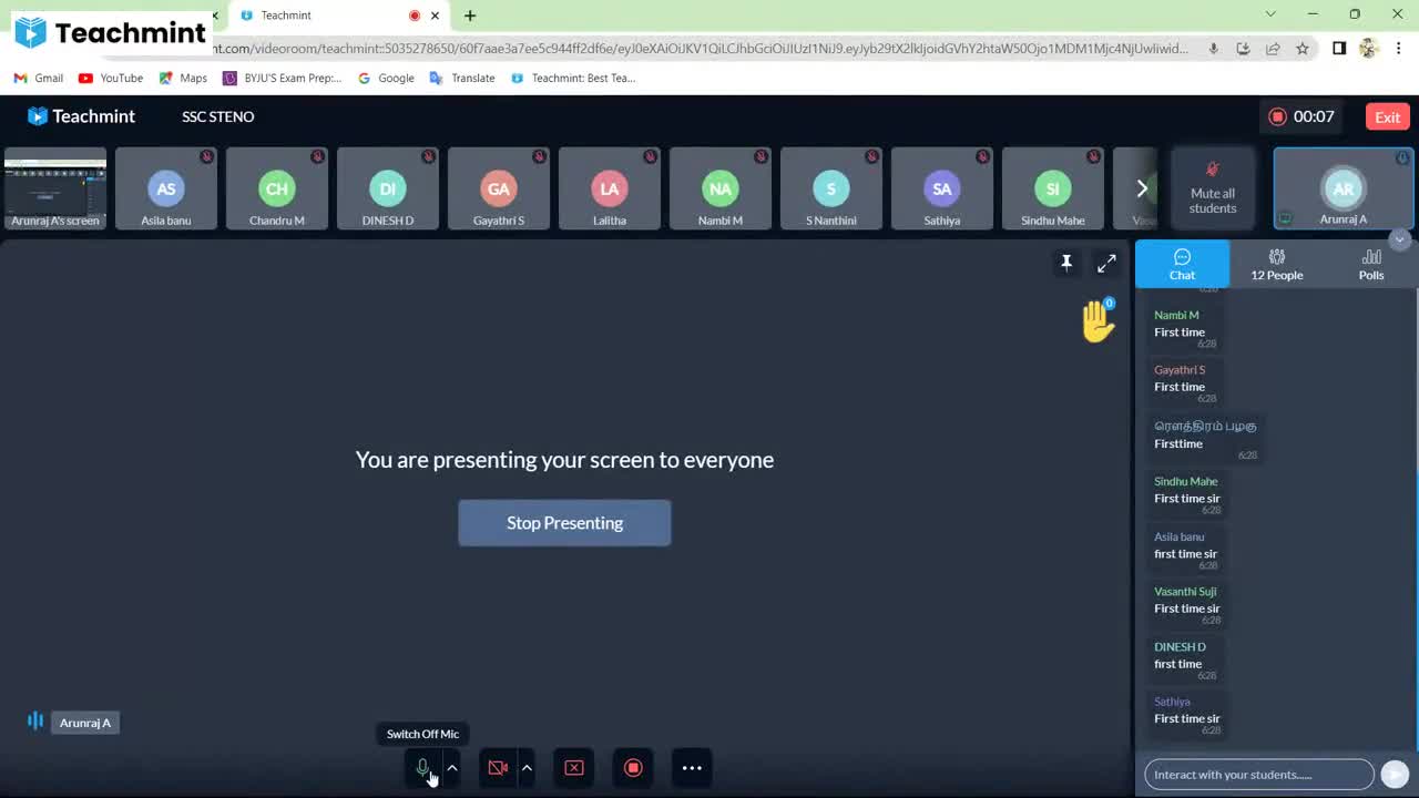 Lecture 2023-06-15 - English Shorthand - Class Recording - Teachmint