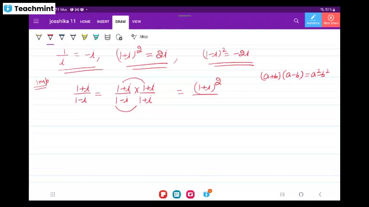 Lecture 2023-03-21 - PHY CHEM MATH BIO - Class Recording - Teachmint