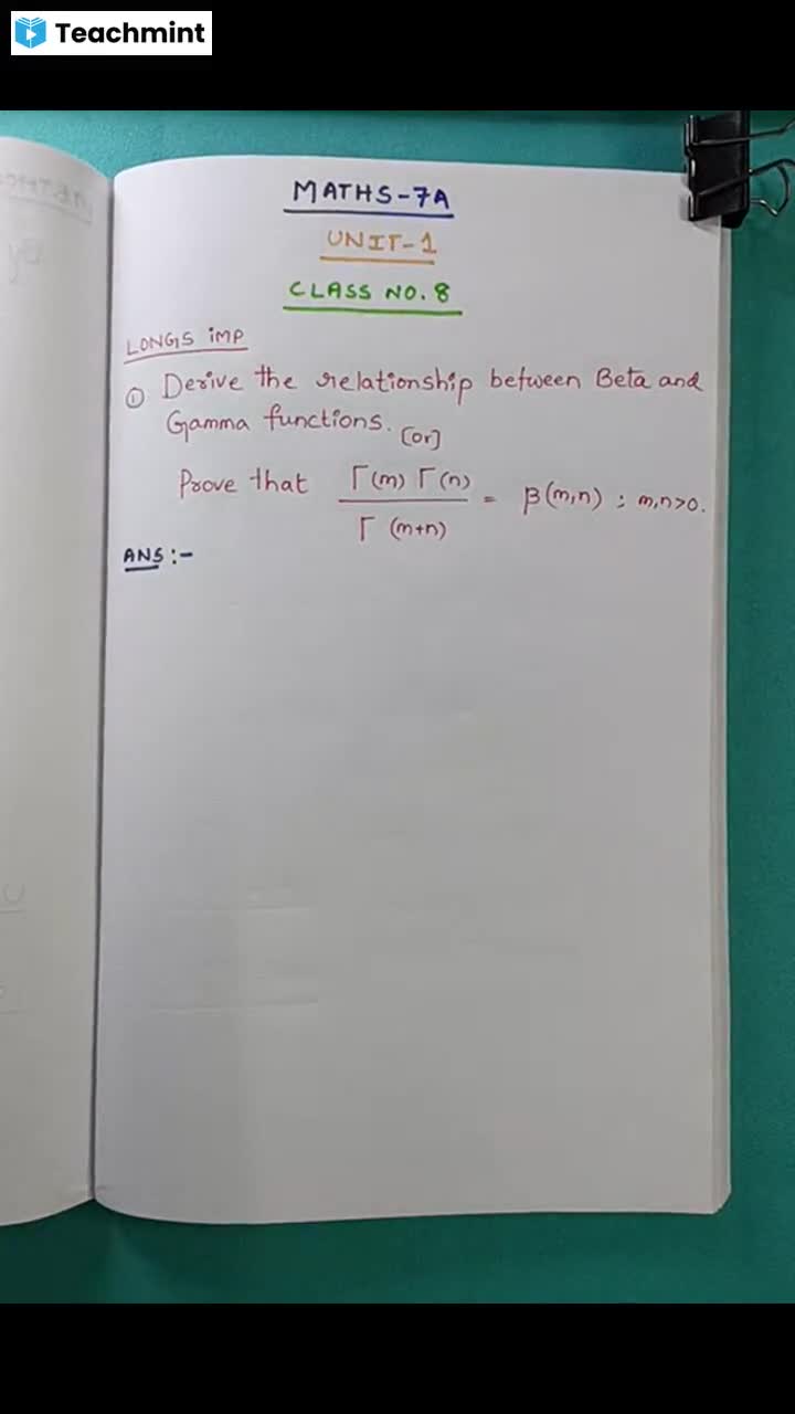 Lecture 2023-02-16 - SPECIAL FUNCTIONS_ 7A - Class Recording - Teachmint