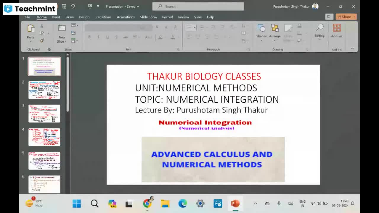 Lecture 2024-02-06 - Engineering Mathematics - Class Recording - Teachmint