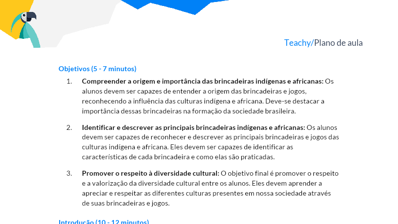 Plano de aula de Metodologia Expositiva, Brincadeiras e Jogos: Matriz ... Plano de aula de Metodologia Expositiva, Brincadeiras e Jogos: Matriz ...