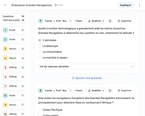 Plan de leçon : 🧭 La découverte de l'Amérique par Christophe Colomb