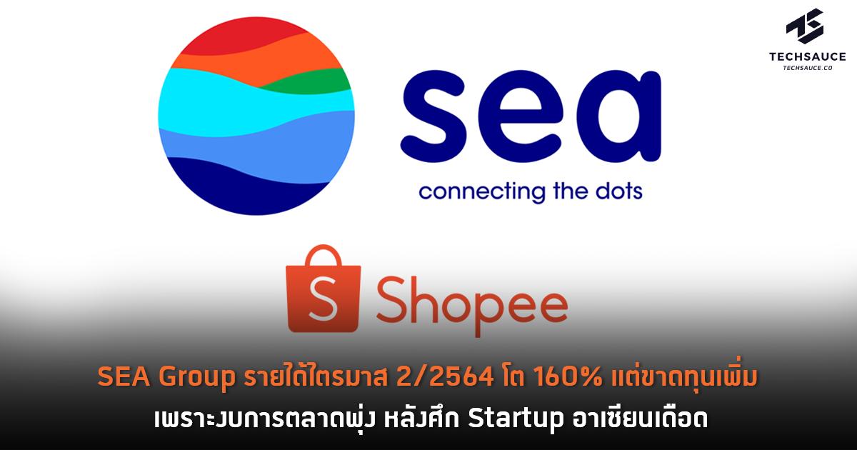 SEA Group รายได้ไตรมาส 2/2564 โต 160% แต่ขาดทุนเพิ่ม เพราะงบการตลาดพุ่ง ...
