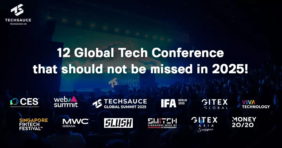 12 Global Tech Conference that should not be missed in 2025 | Techsauce