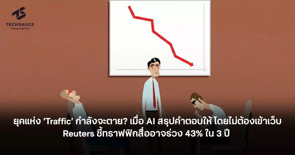 ยุคแห่ง ‘Traffic’ กำลังจะตาย? เมื่อ AI สรุปคำตอบให้ โดยไม่ต้องเข้าเว็บ ...