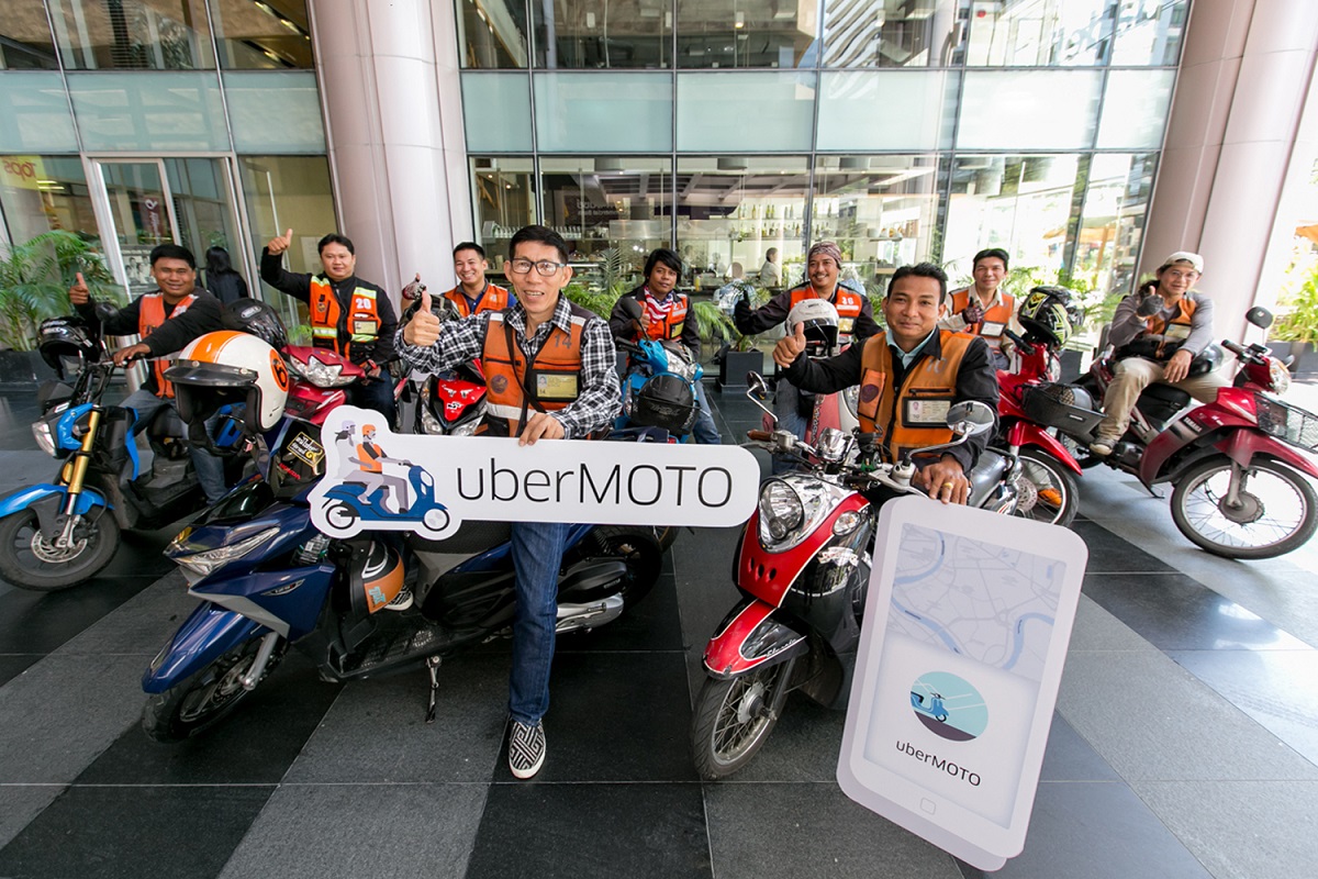 'uberMOTO' กลับมาแล้ว! พร้อมให้บริการเรียกวินมอเตอร์ไซค์ผ่านแอปฯ Uber ...