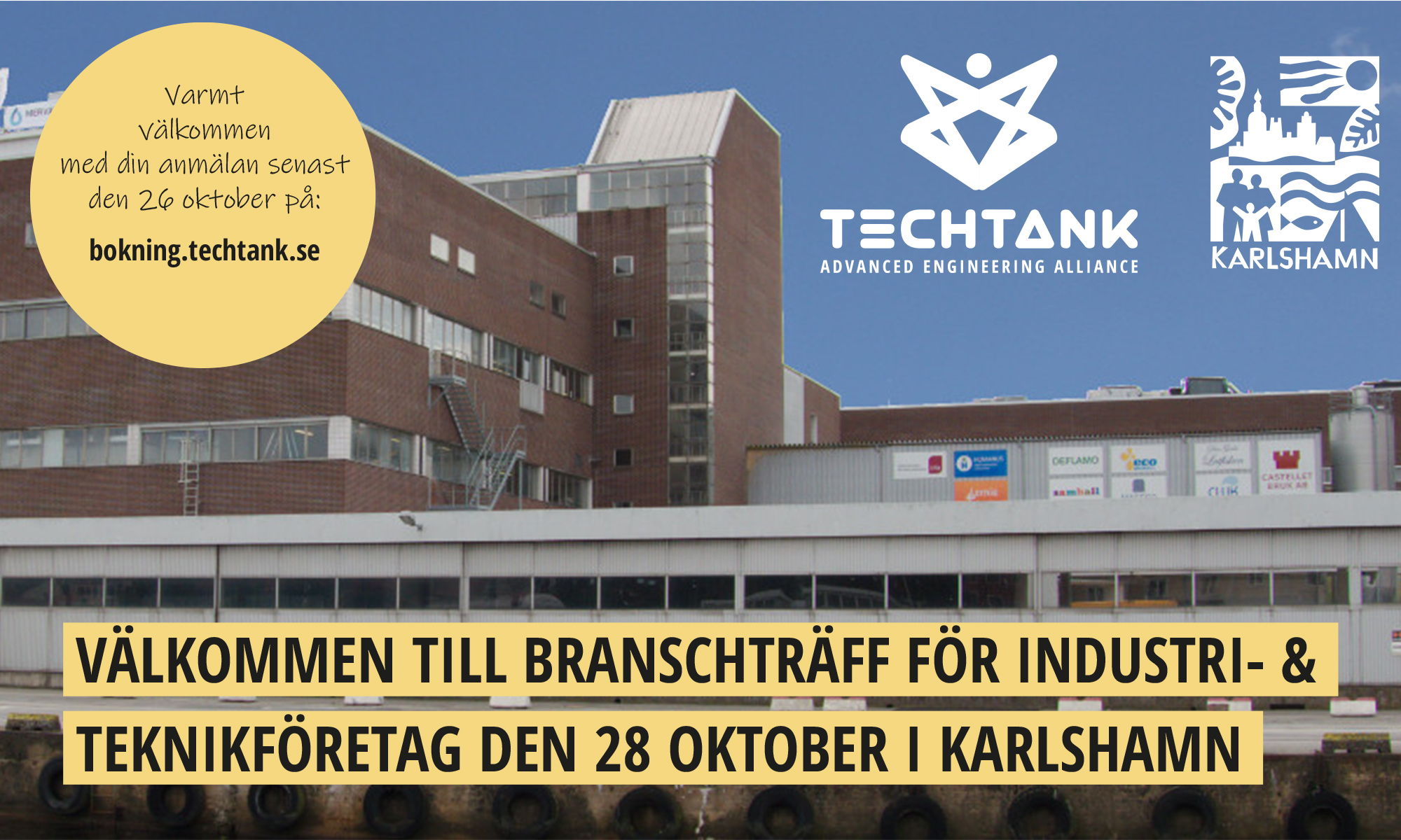 Branschträff i Karlshamn för industri- och teknikföretag | Techtank