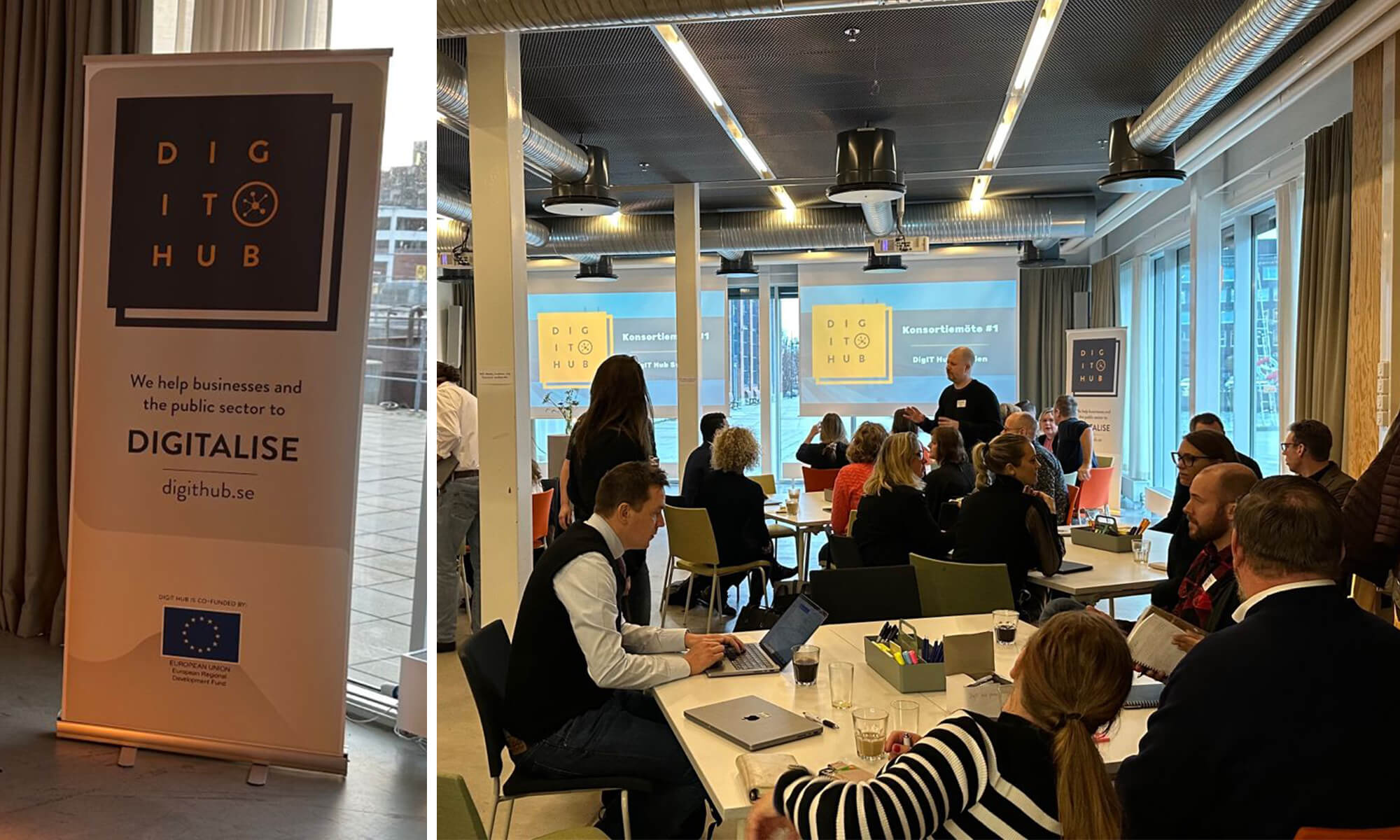 Uppstartsmöte för DigIT Hub Sweden | Techtank