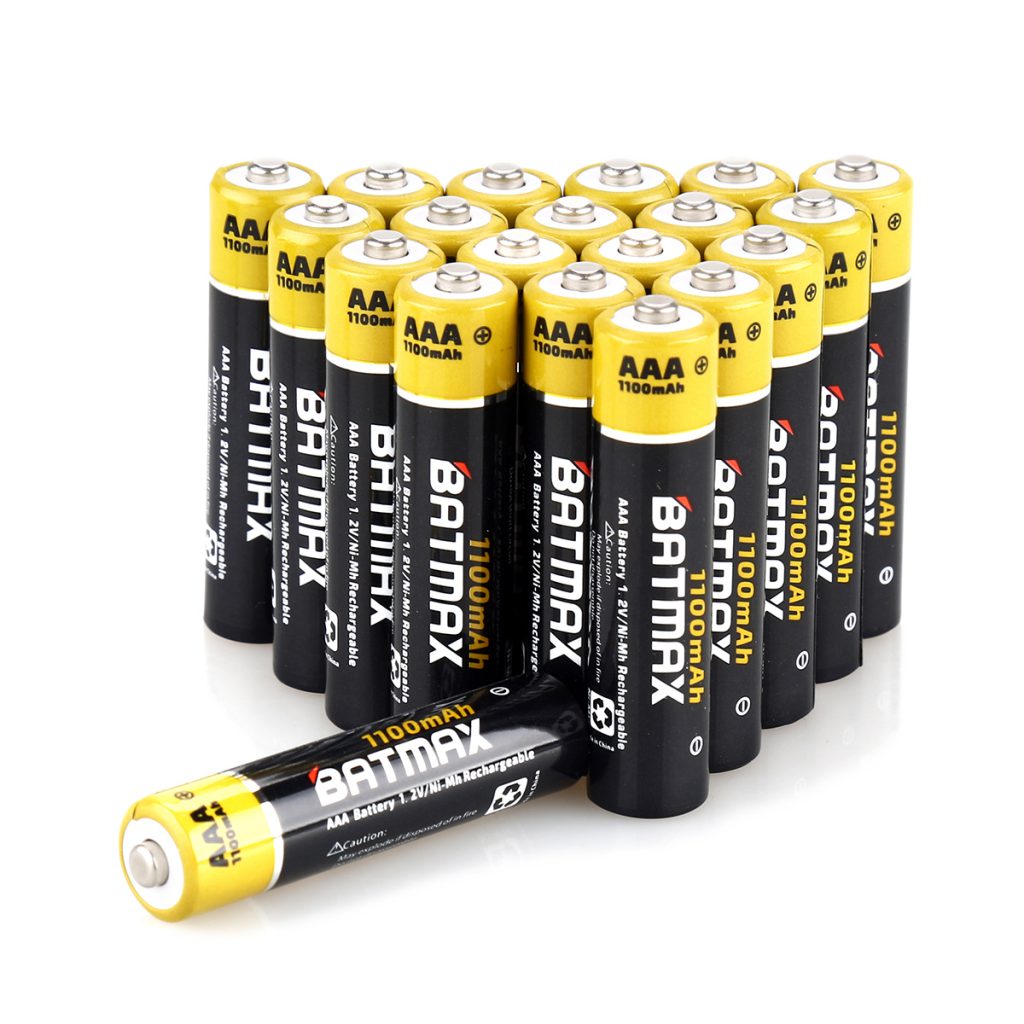 Pack X4 Pilas Recargables Aaa 1100mah Batmax - Con Estuche ...
