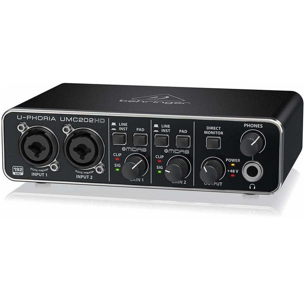 Interface De Audio Behringer U-phoria Umc202hd - TecnoWestune Store