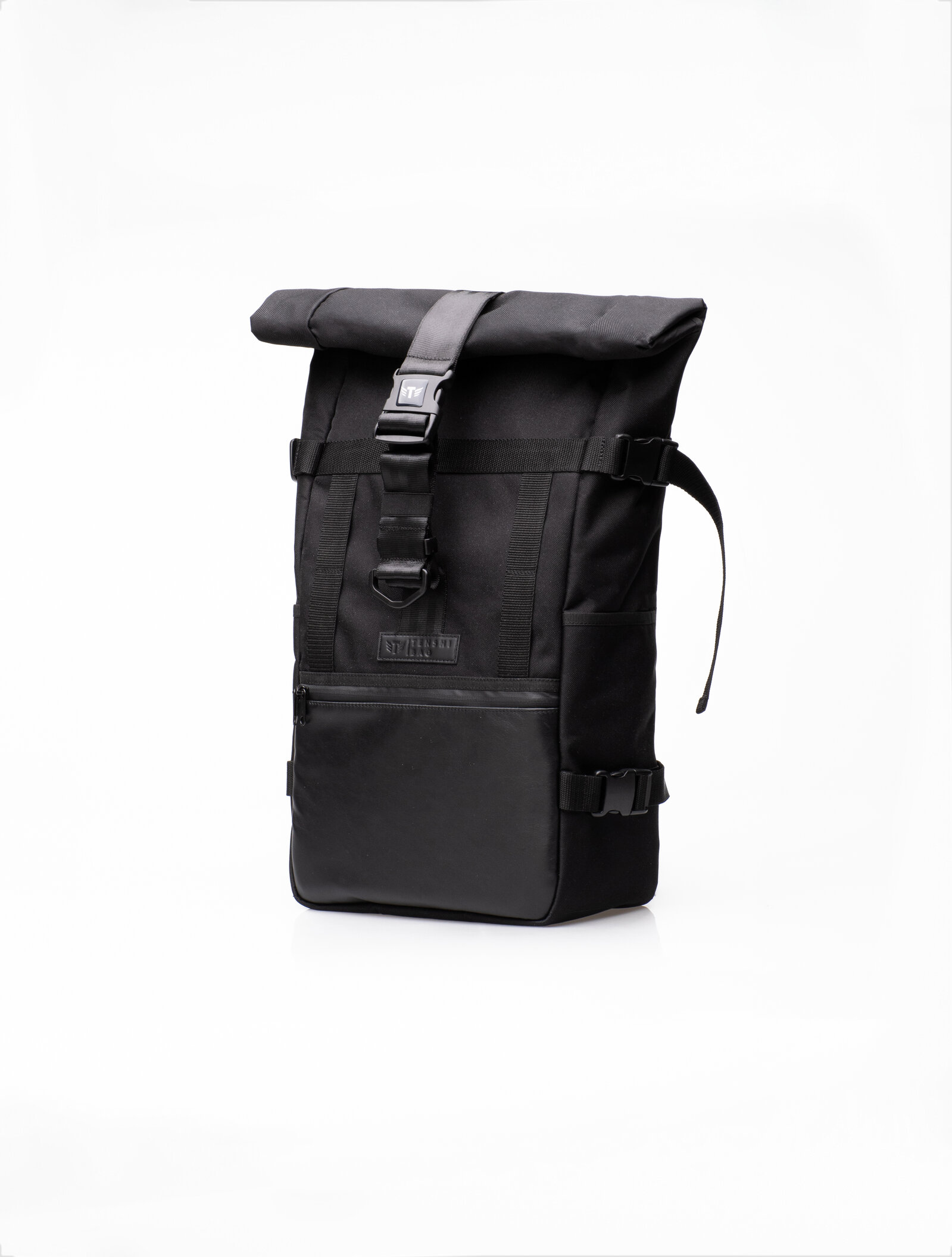 Roll&Roll Backpack [Black] - Vízálló rolltop hátizsák