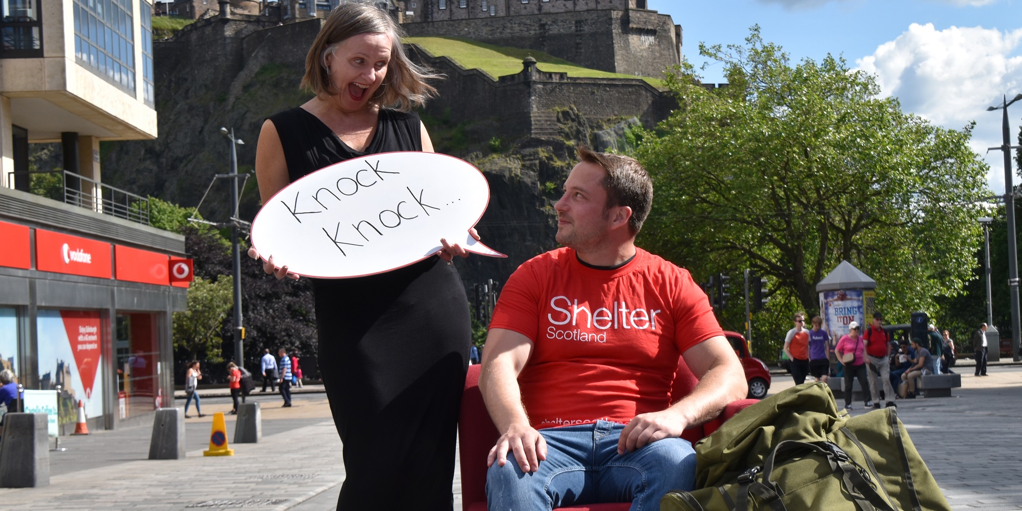 Comedian tells jokes to raise money for homeless people - TFN