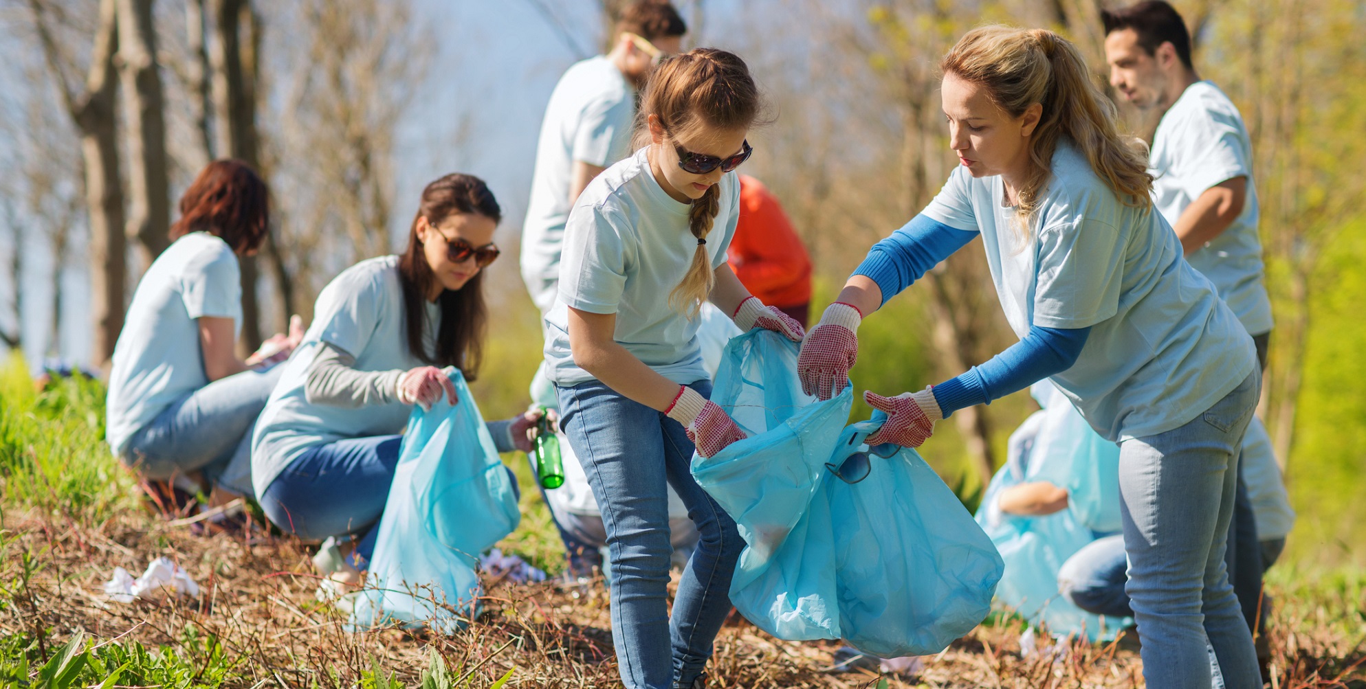 People Volunteering Images