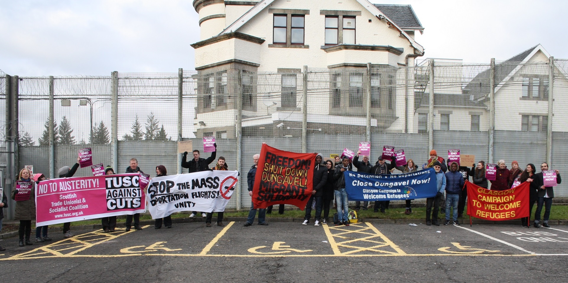 Renewed calls to close Dungavel after death - TFN