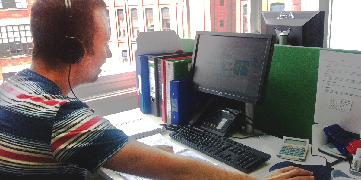 My desk: Stuart Rennie, NSPCC Scotland - TFN