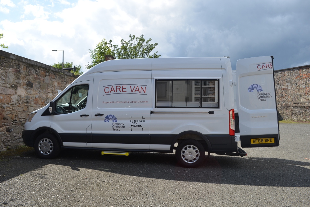 Homelessness charity takes delivery of new care van - TFN