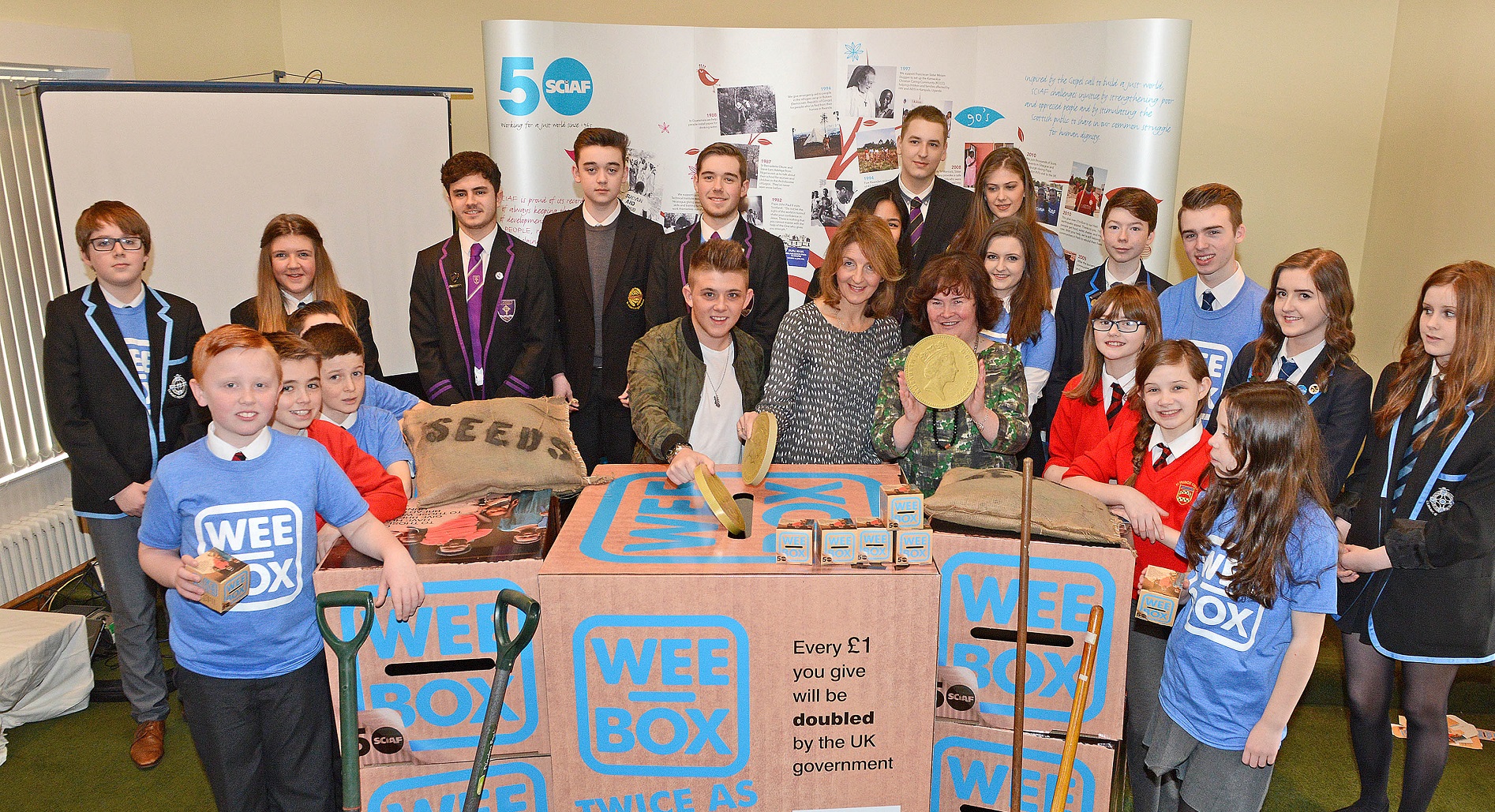 Susan Boyle backs Sciaf’s Wee Box campaign - TFN