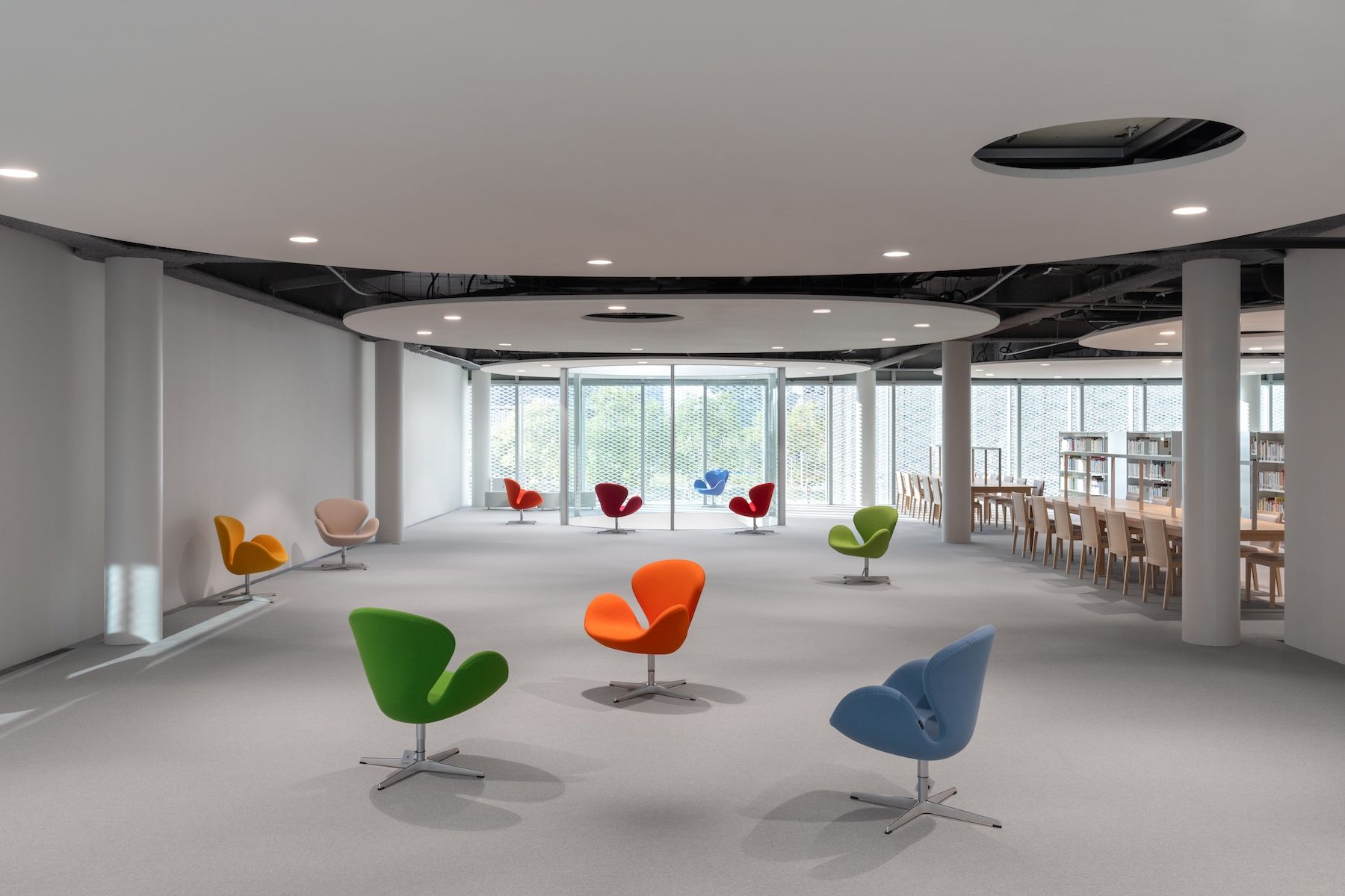 teen reading area - Green Museumbrary Architectural Tour | 漫遊綠美圖 TGM GO