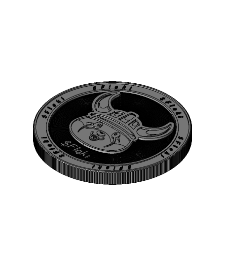 Floki Coin | 3D model | JimmyDesign | Thangs