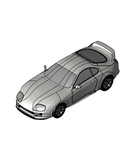 Toyota Supra v3.step | 3D model | Mattia Borroni | Thangs