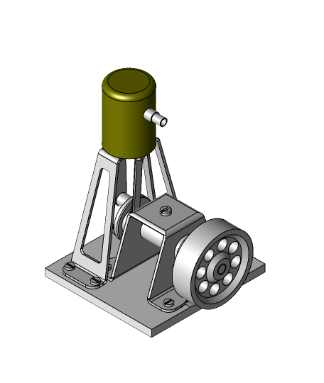 SIMPLE STEAM ENGINE | 3D model | mihirmistry- | Thangs