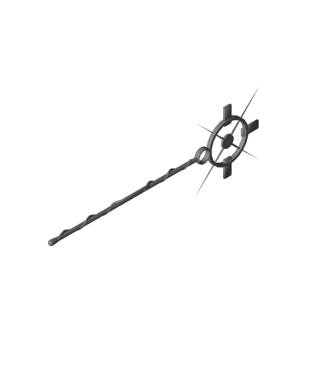 Cross Mage Staff | 3D model | Higo Petrovskis | Thangs