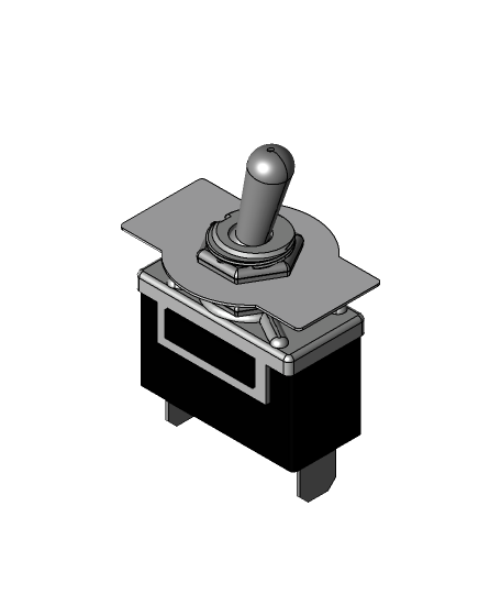 SPST Switch | 3D model | TheReverseEngineer | Thangs