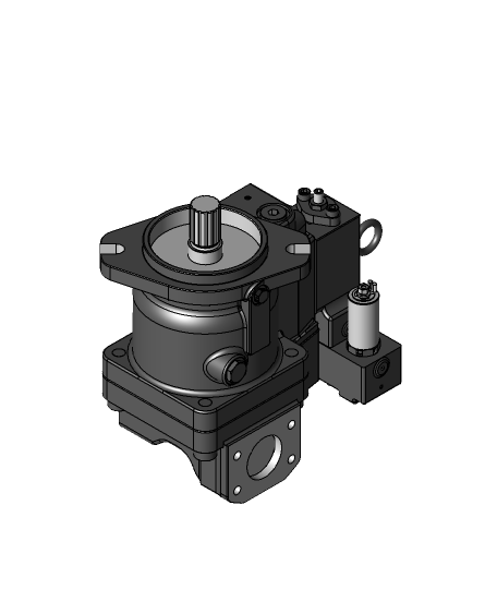 Hydraulic Pump.stp | 3D model | ubikedesign | Thangs
