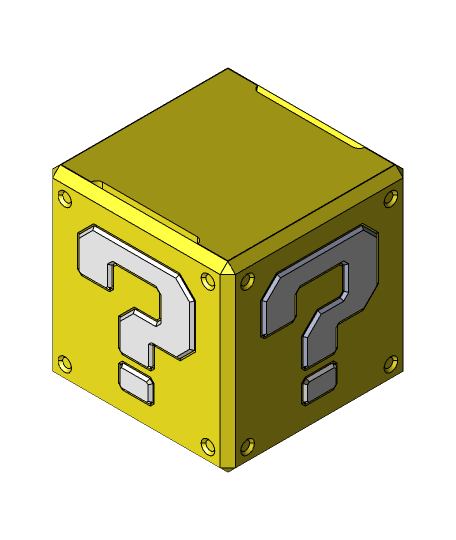 Mario Item Box: Support Free | 3D model | LayerOne3D | Thangs