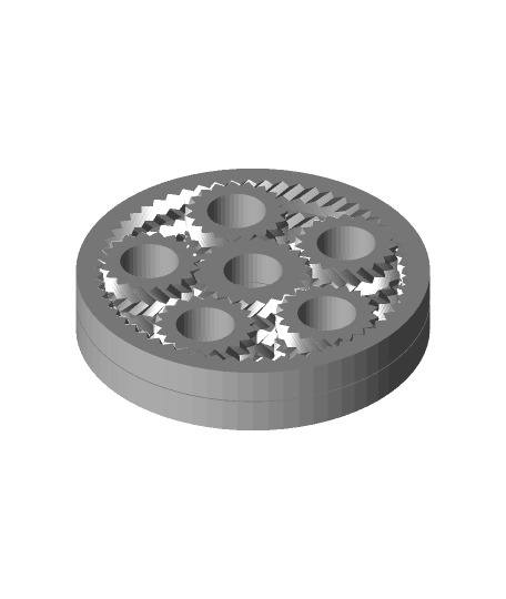 Compound Planetary Gears 1:3915 | 3D model | tmackay | Thangs