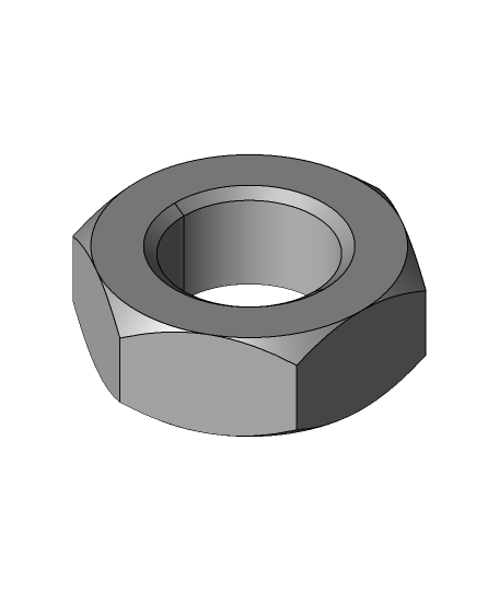 HEX NUT | 3D model | Tech designer | Thangs