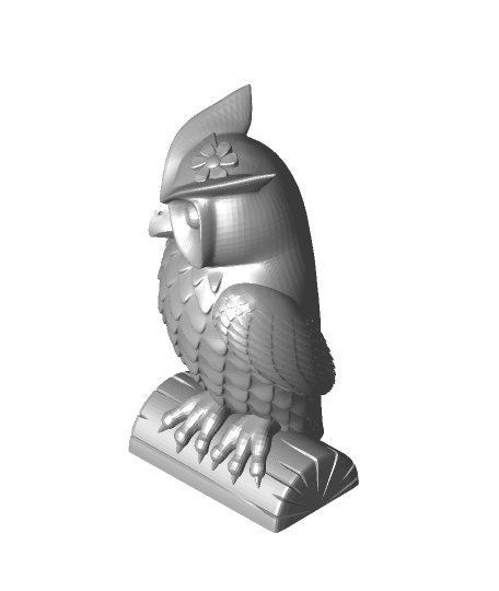 owl.stl | 3D model | bernard.salien | Thangs