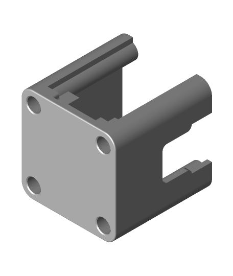 X limit switch bracket for linear rail mo | 3D model | Thangs