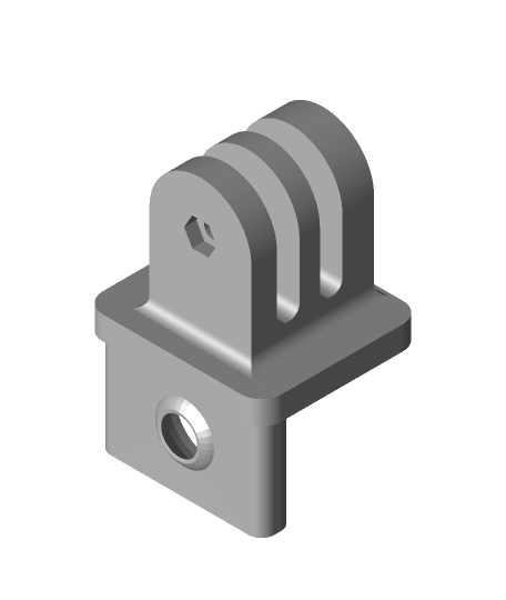 Ball socket mounting head for Cam Mount | 3D model | Thangs