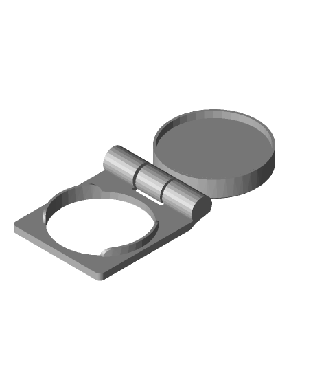 Hinged arming button cap - Attach to any | 3D model | Thangs