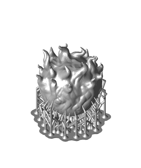 Flaming Sphere | 3D model | mz4250 | Thangs