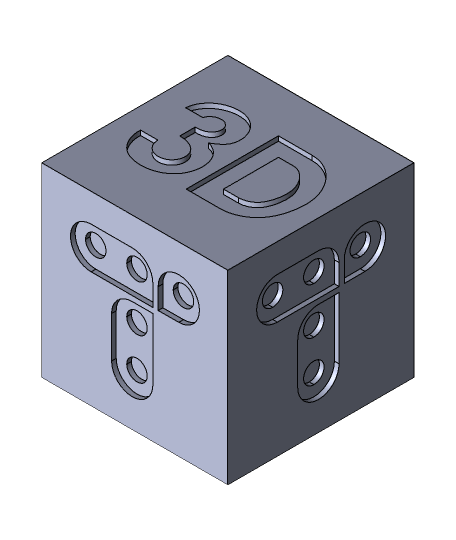 Thangs cube - Calibration cube (3D Print) | 3D model | Thangs