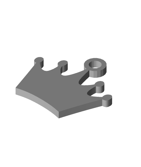 My Crown Keychain.stl | 3D model | MonteGal | Thangs