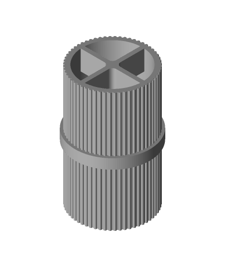 Big-D Rocket 'Split Body' Body Coupler | 3D model | Thangs