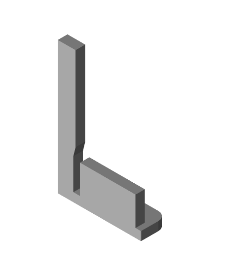 Mini NES Pi Control Front Panel Brace | 3D model | Thangs