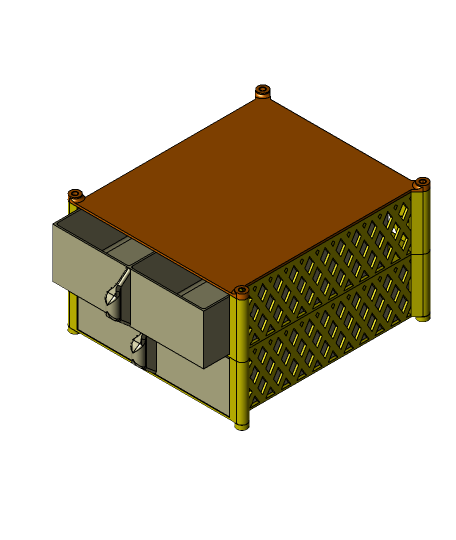 3D printable stackable parts tray drawers | 3D model | Thangs