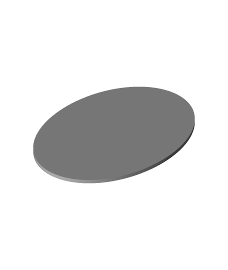 Oval Picture Frame 2-Part Template. | 3D model | Thangs