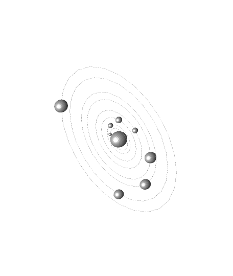 solar system.stl | 3D model | nick_godec07 | Thangs
