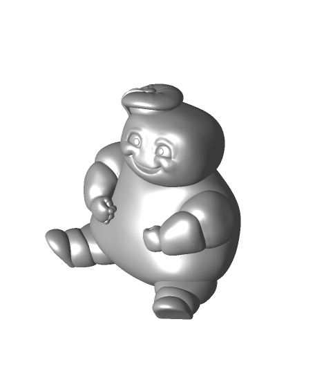 Mini-Puft Man Sitting | 3D model | Thangs