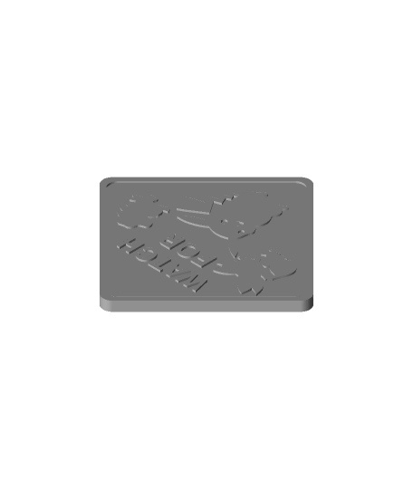 Watch for Pokemon Sign.stl | 3D model | 3dpoesie | Thangs
