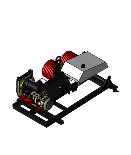 4.5kN Hydraulic Puller.stp | 3D model | ubikedesign | Thangs
