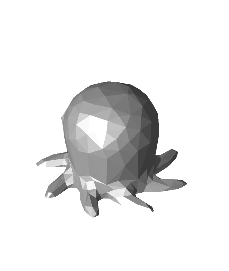Low Poly Cute Octopus | 3D model | PeterDriffin | Thangs