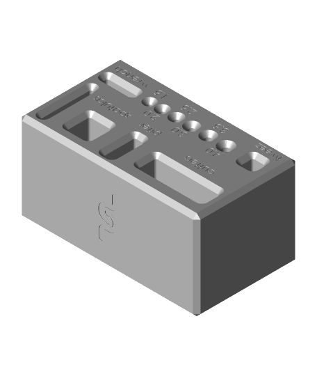 Tool Holder Standard4 Stl 3d Model Jeffherr Thangs