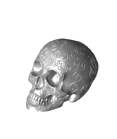 Flame Skull | 3D model | Thangs